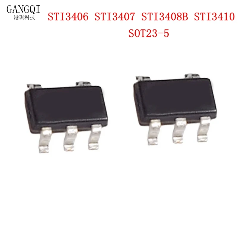 10pcs/ STI3406 STI3407 STI3408B STI3410 SOT23 5 SMD 5PIN Synchronous Buck Converter Chip ...