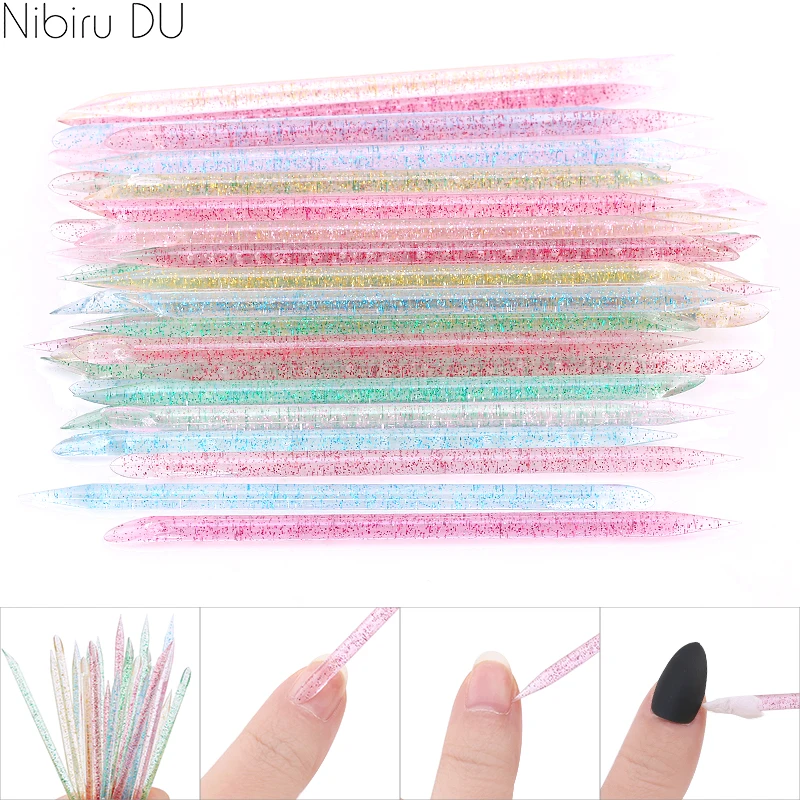 Nail-Crystal-Stick-Double-End-Nail-Art-Cuticle-Pusher-Remover-Pedicure ...