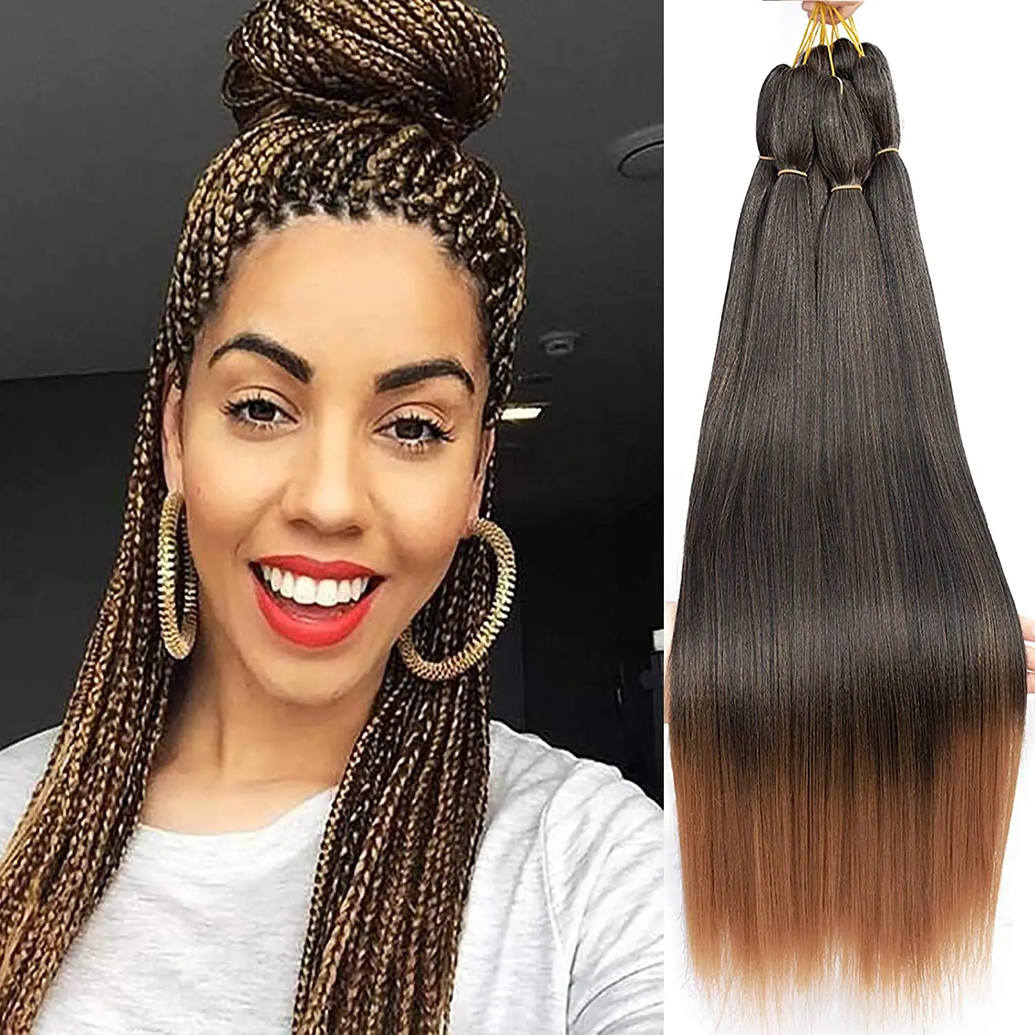 Crochet Braids Kanekalon Straight Hair