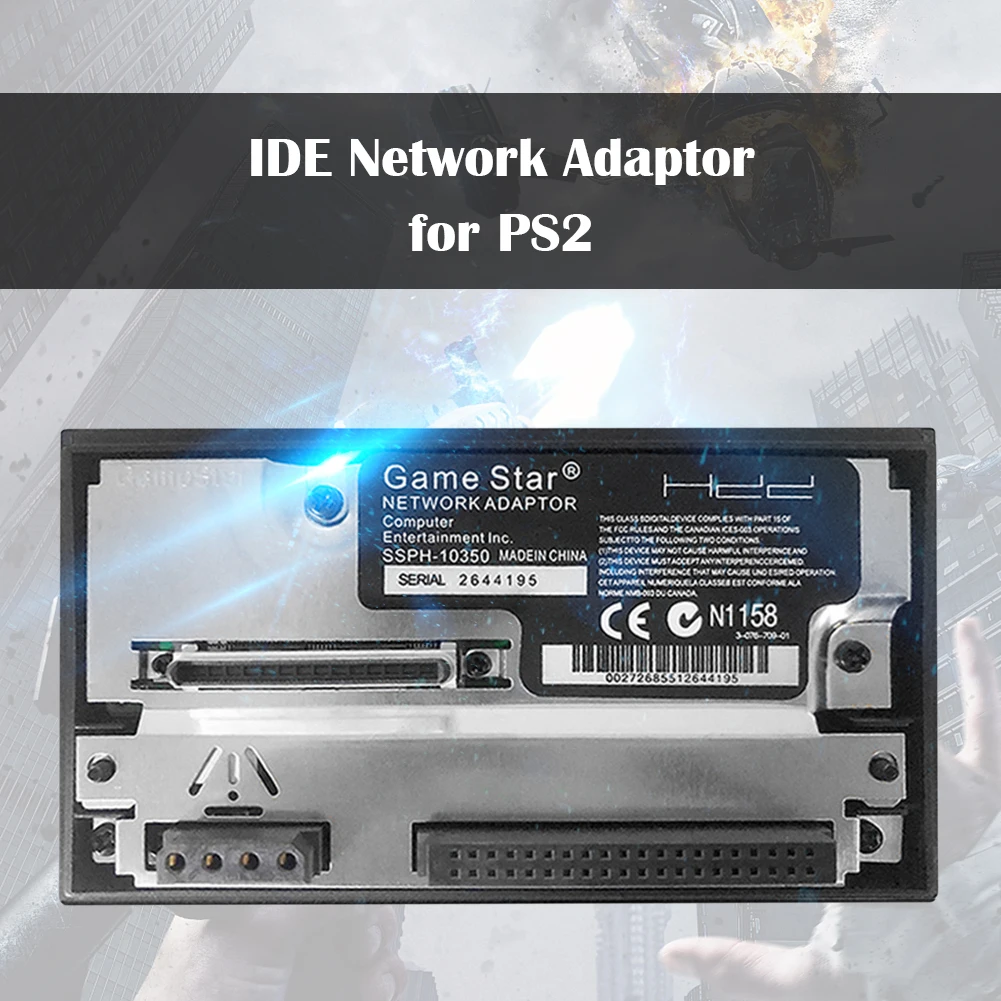 Placa adaptadora de rede sata/ide, para sony playstation 2 ps2, console ...