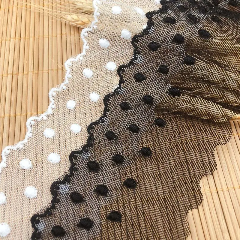 1yard 91cm High Quality Lace Fabric 6cm Dot Lace Trim Applique Lace ...