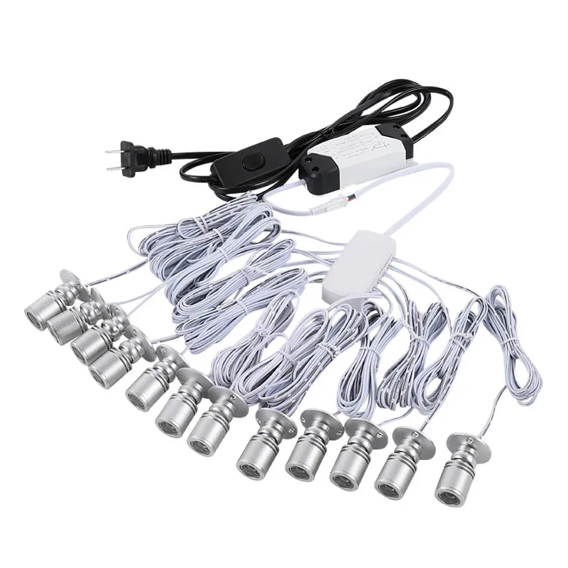LED cabinet lights 12w for model display counter wine garage kit ...