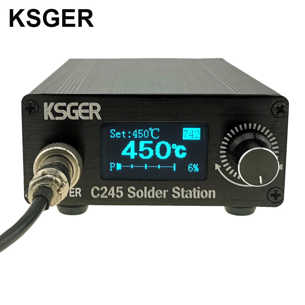 Ksger Cnb Oled Soldering Station C245 Smart Controller 1.3 Inch Auto-sleep 3s Rapid Heating For ...