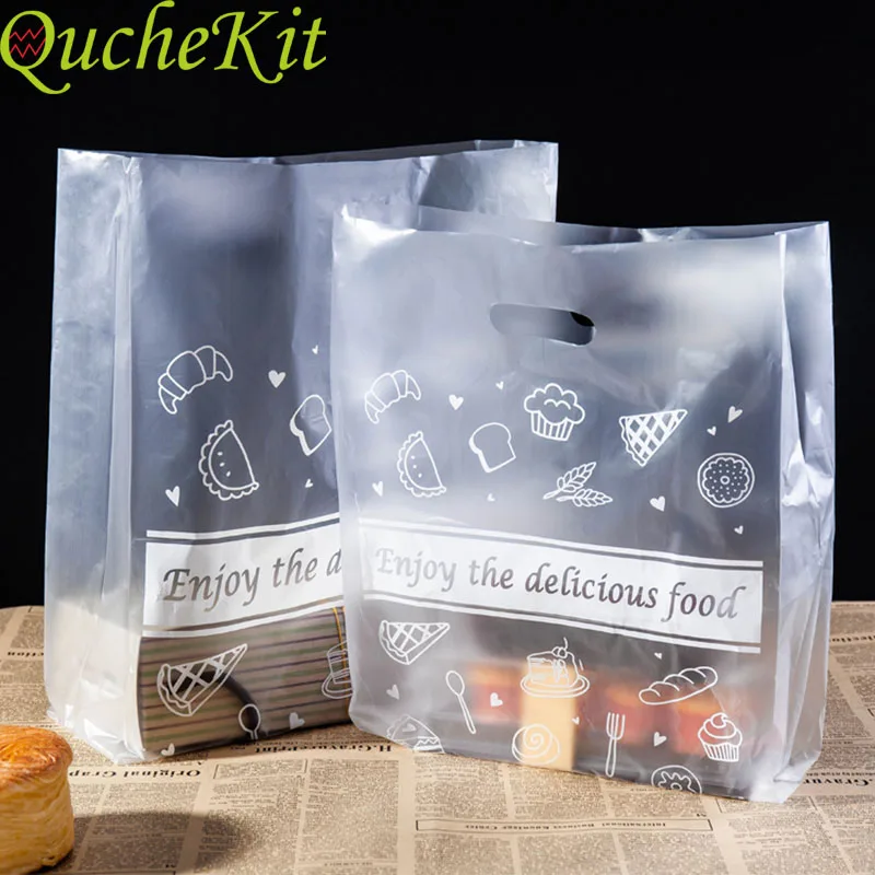 50pcs Windmill Plastic Gift Bags For Packaging Biscuit Dessert Cake ...