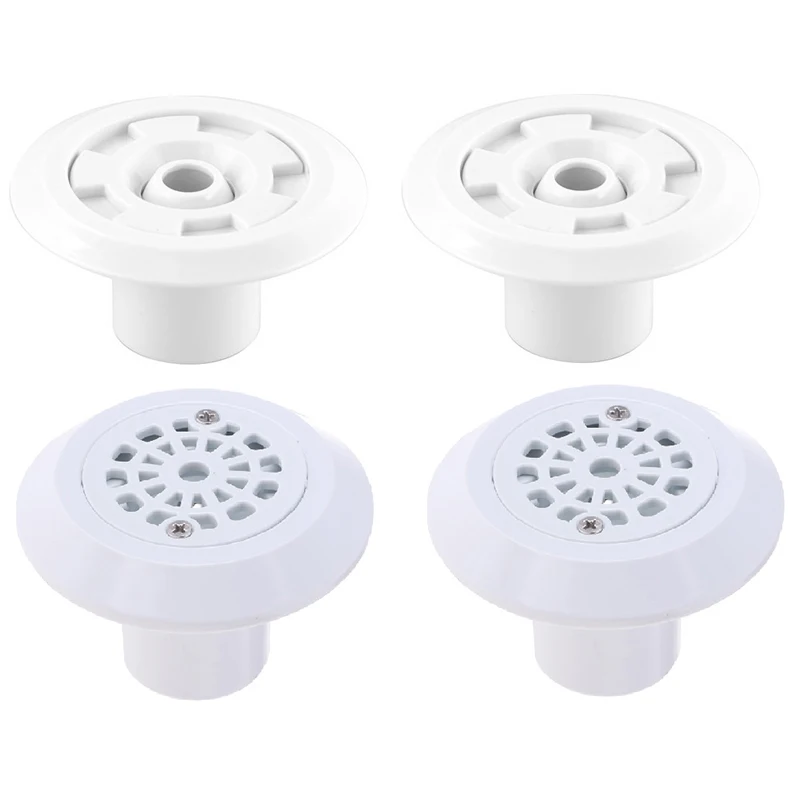 4 Pack of Above Ground Pool Complete Return Inlet Outlet Jet Fitting ...