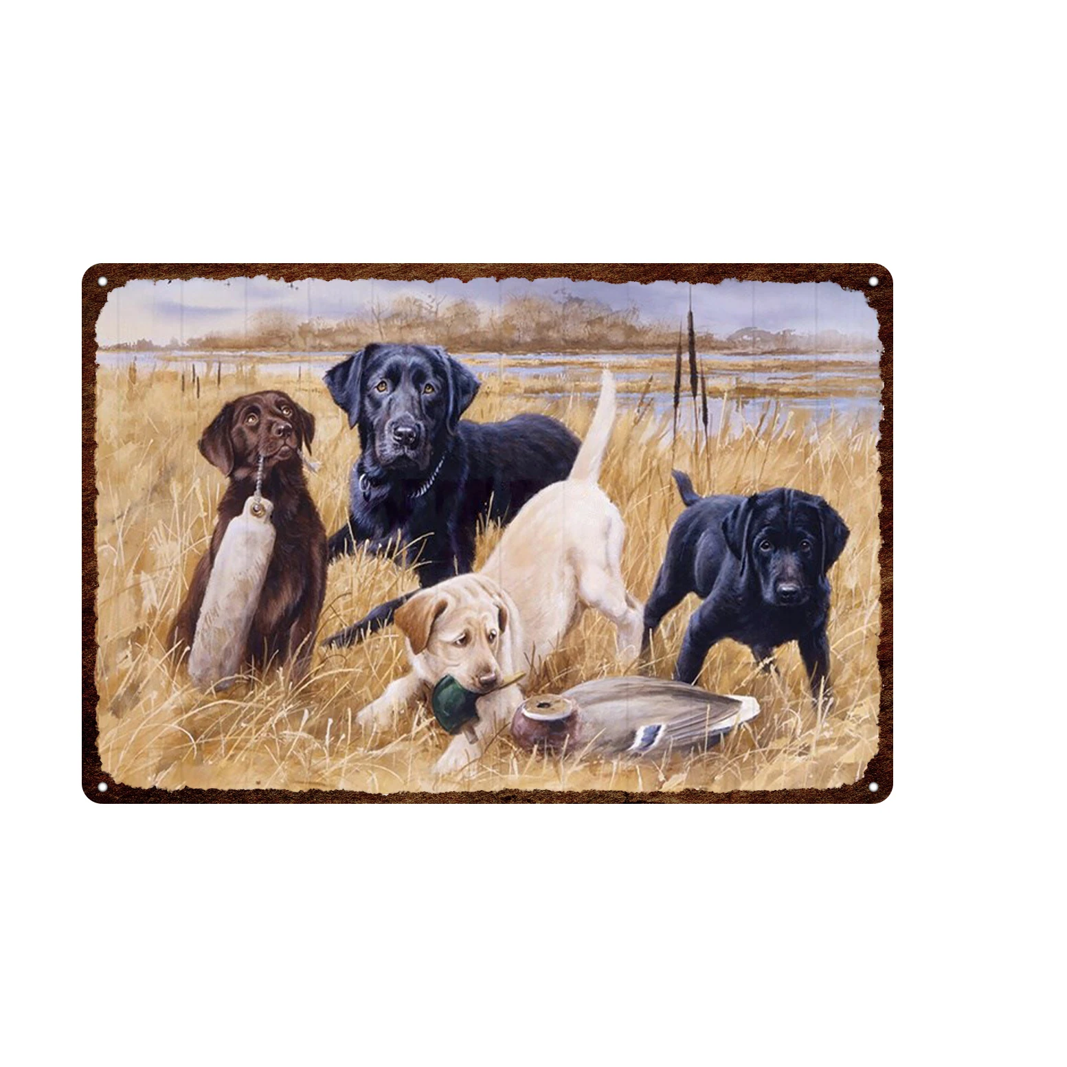 Labrador Retriever Wallpaper Border