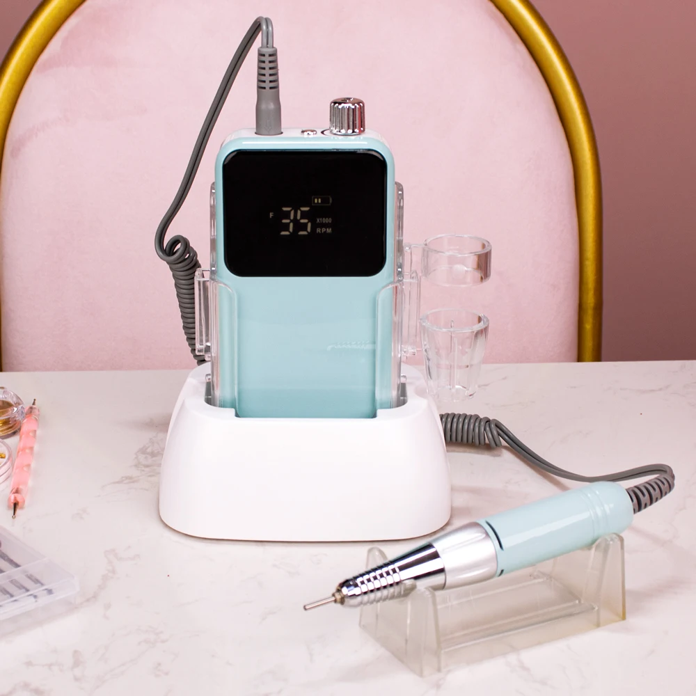 Portable-Cordless-Electric-Nail-Drill-Machine-35000rpm-Drill-Bit-Set ...