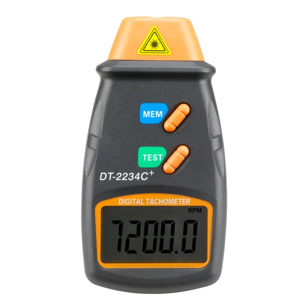 Digital Laser Tachometer Rpm Meter Dt2234c+ Non-contact Motor Speed ...