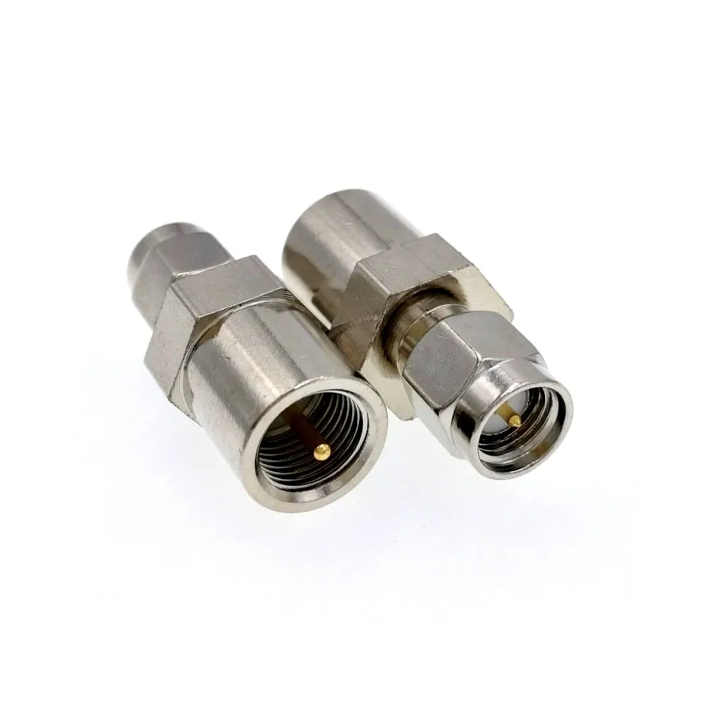 50pcs-SMA-FME-Adapter-SMA-Male-Plug-To-FME-Male-Straight-RF-Connector ...