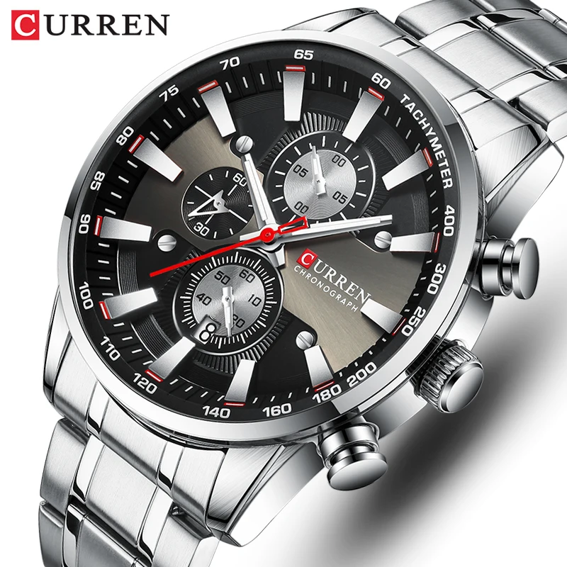 Curren Watches Men Top Luxury Brand Big Military Sport Watch Mens ...