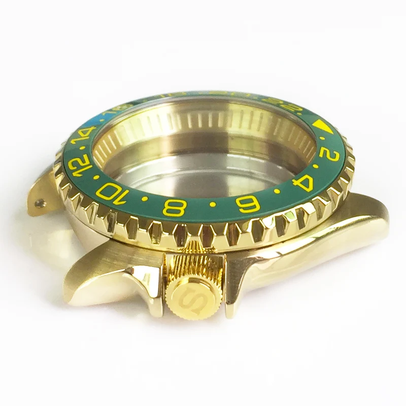 Case-Stainless-Steel-Automatic-Diving-Watch-Case-Mineral-Glass-Rotating ...