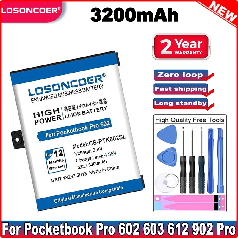 LOSONCOER-3200mAh-CS-PTK602SL-1ICP4-40-60-1S1P-Good-Quality-Battery-For ...