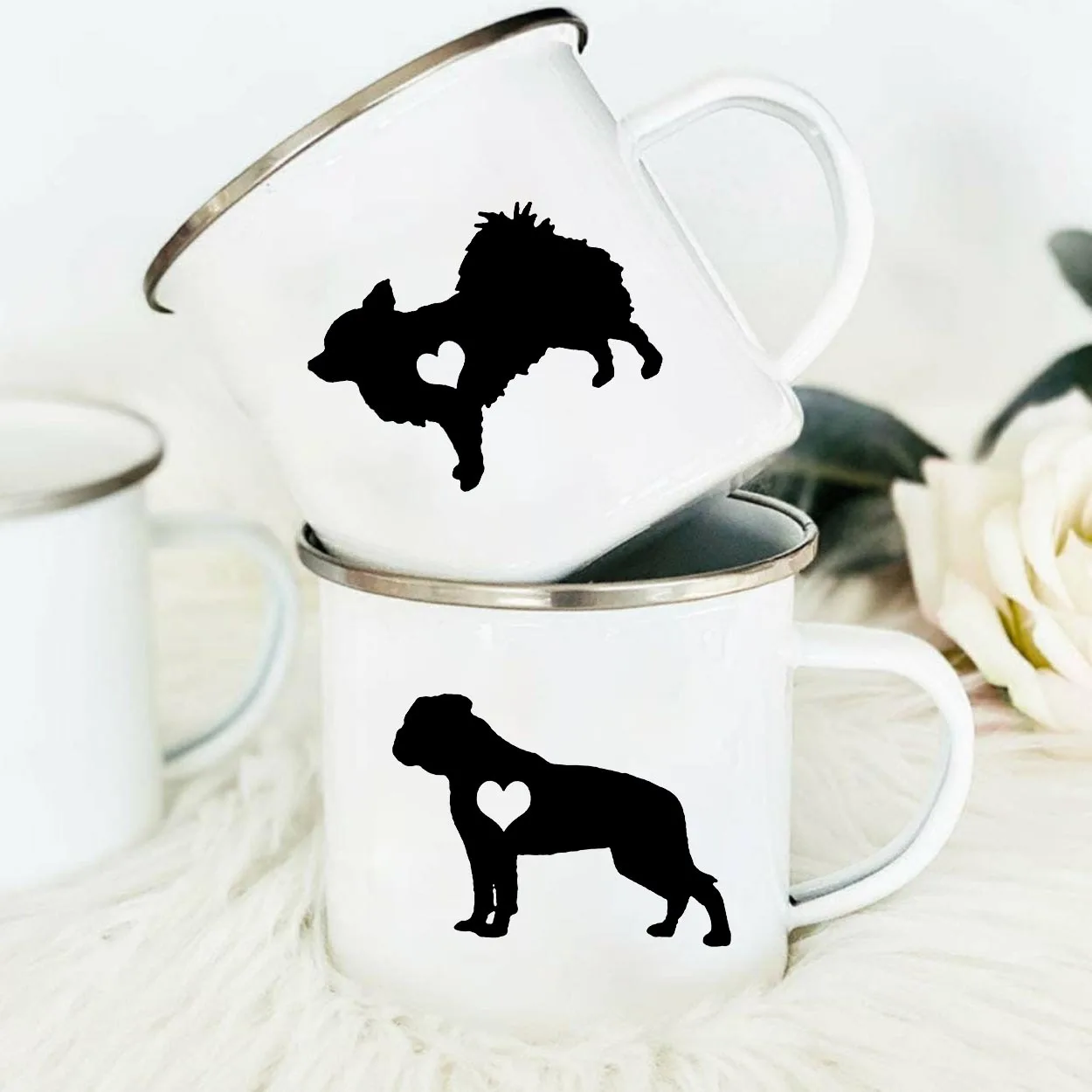 Creative Coffee Mug Dog | Coffee Mugs Dogs Black | Black Dog Coffee Cup ...