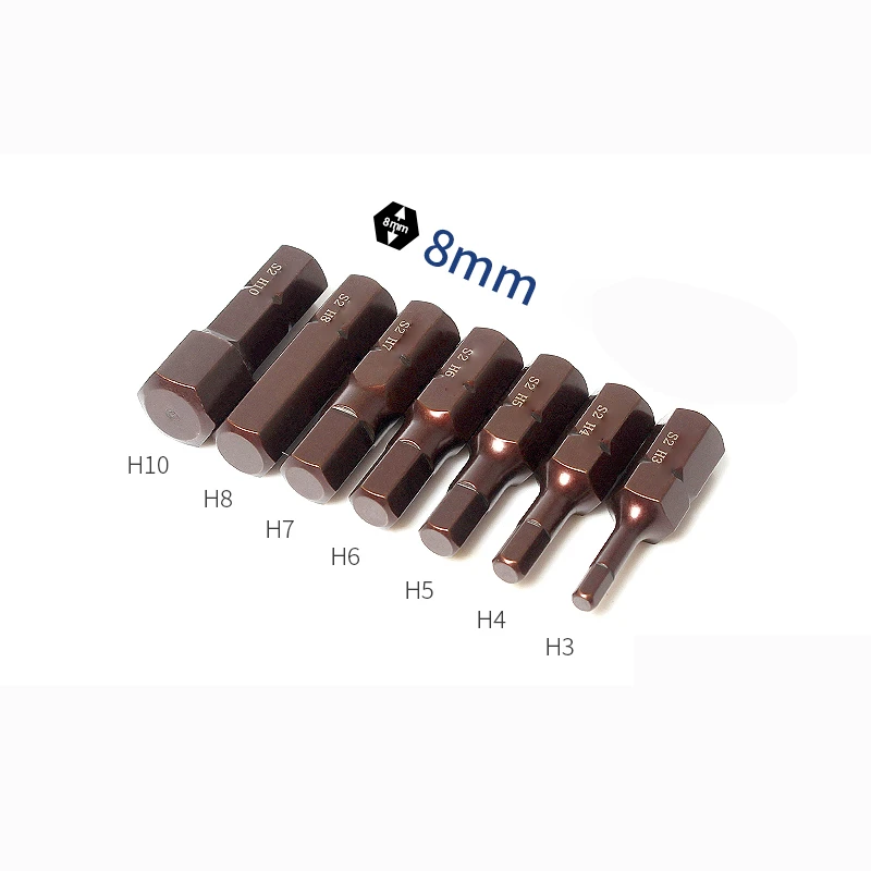 7pcs 30mm Long Magnetic 5/16' 8mm Hex Multi purpose Heavy Duty Impact ...