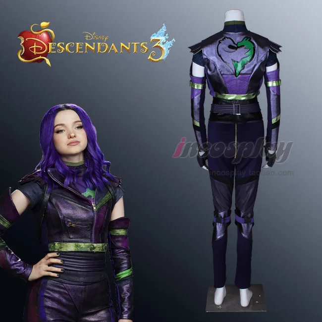 [Customized] Anime Descendants 3 King Mal Purple Battle Uniform Full ...