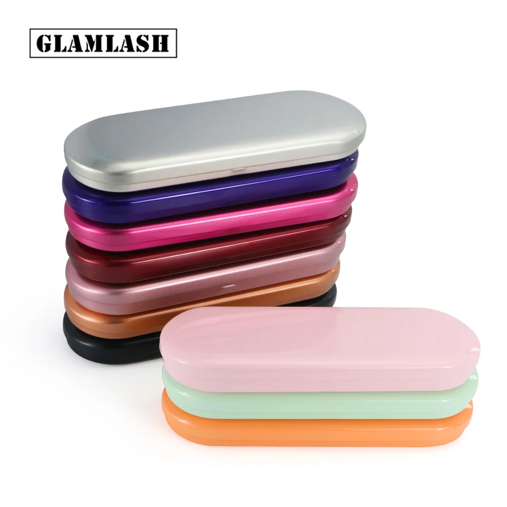 Glamlash Portable Eyelash Tweezer Storage Box Lash Tweezers Case Makeup ...