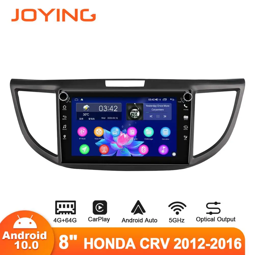 Joying Radio con GPS para coche, reproductor con Android 10, 8 pulgadas ...