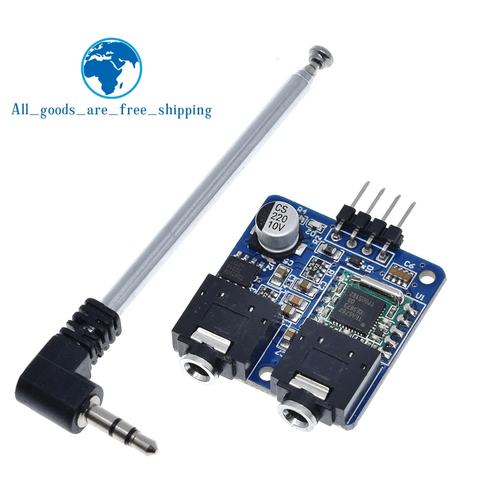 TEA5767-FM-Stereo-Radio-Module-For-Arduino-76-108MHZ-With-Free-Antenna ...