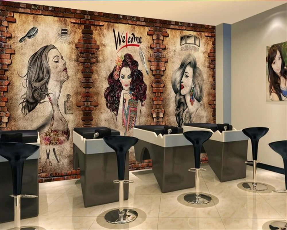 Salon Wallpaper Ideas