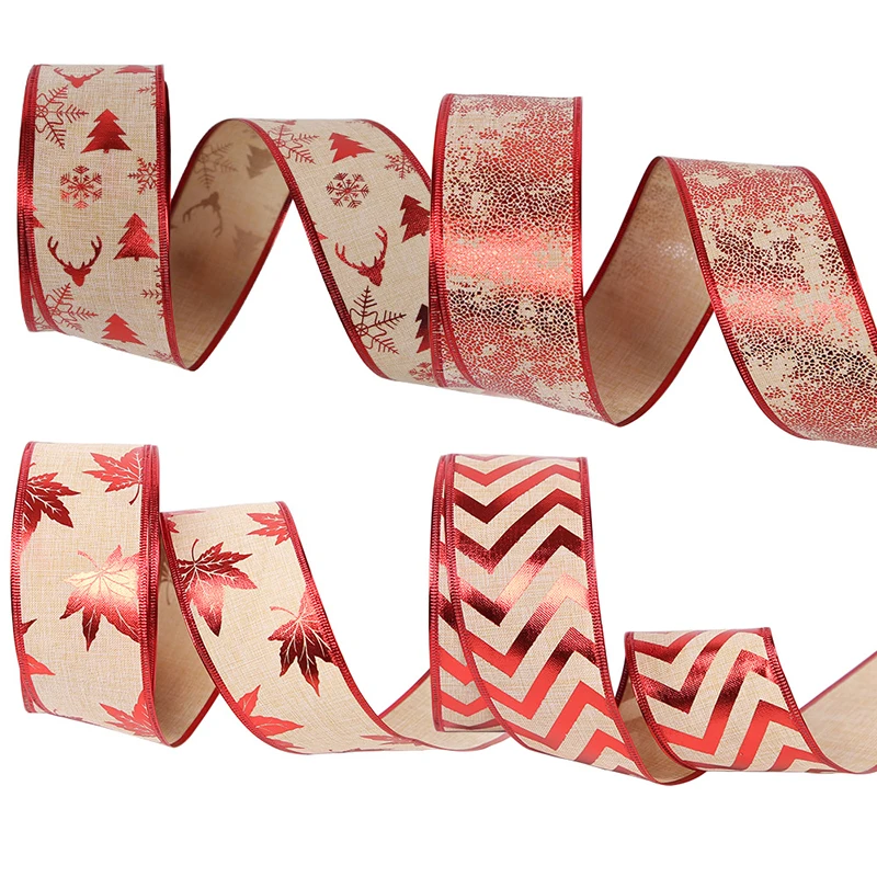 Cinta de decoración navideña para manualidades, cintas para decoración ...