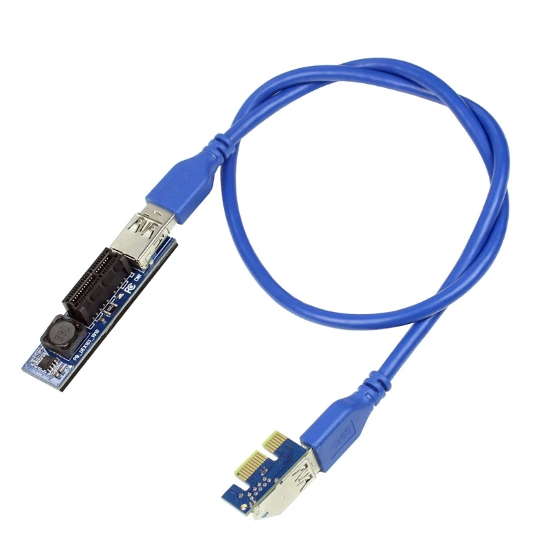 Mini Pci-e X1 Extension Cable Pci-e X1 To Pcie X1 Converter Adapter ...