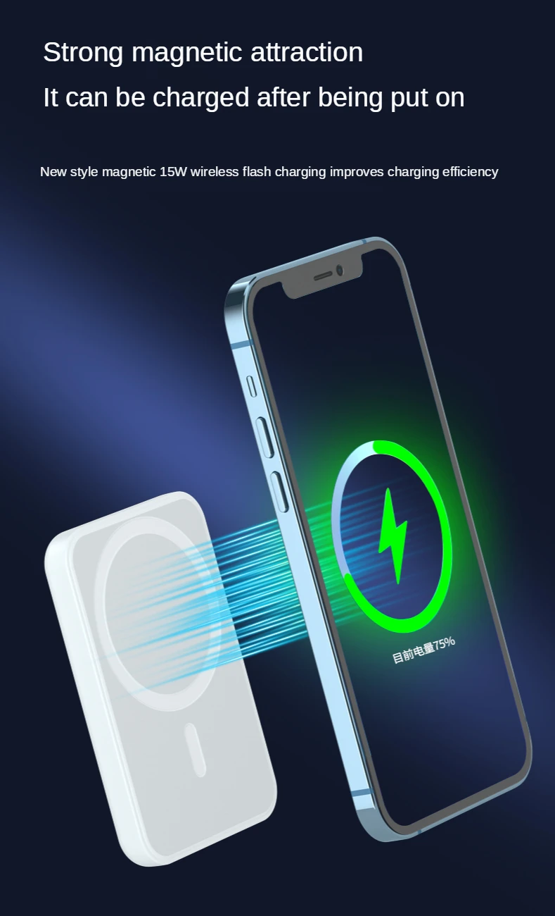 Apple iPhone Power Bank MagSafe Battery Pack | Portable & Easy On-the ...