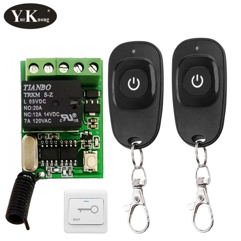 Door Access Electric lock Door Open Button Remote Control Switch ...