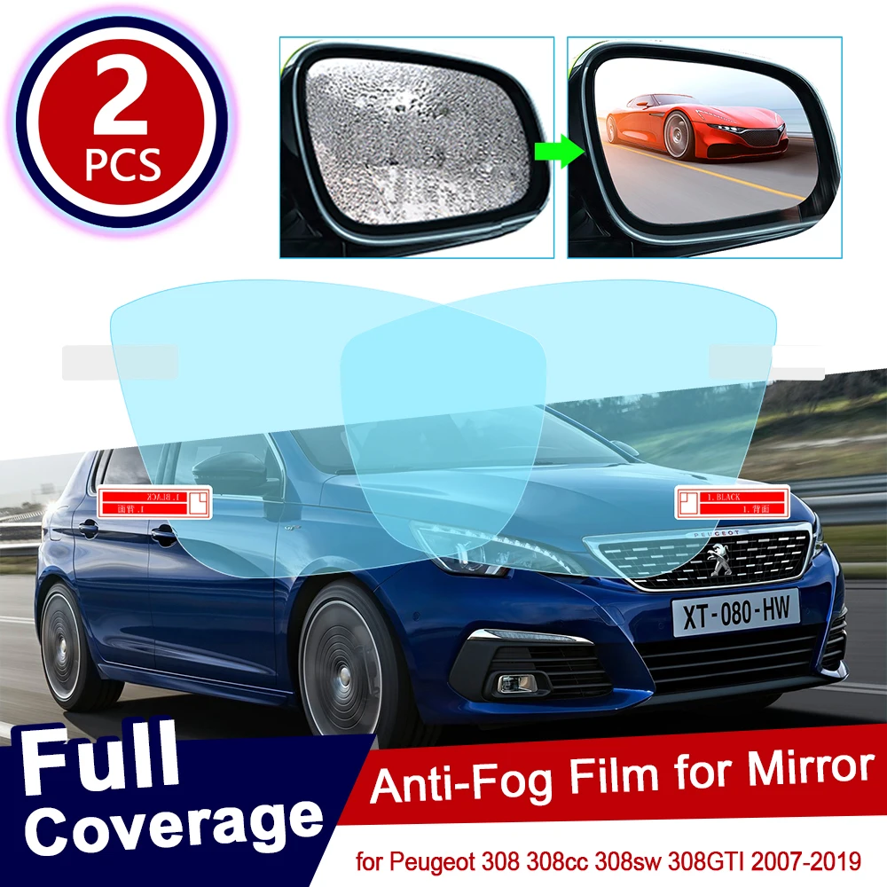 for Peugeot 308 t7 t9 2007~2019 308cc 308sw 308gti Full Cover Anti Fog ...