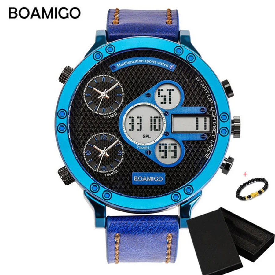 BOAMIGO reloj Digital LED para hombre, resistente al agua, militar ...