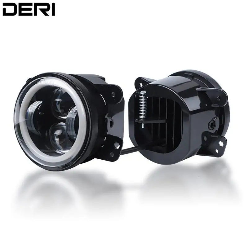 4inch Round Led Fog Light Bi-led High Low Beam Car Light Assembly Drl ...