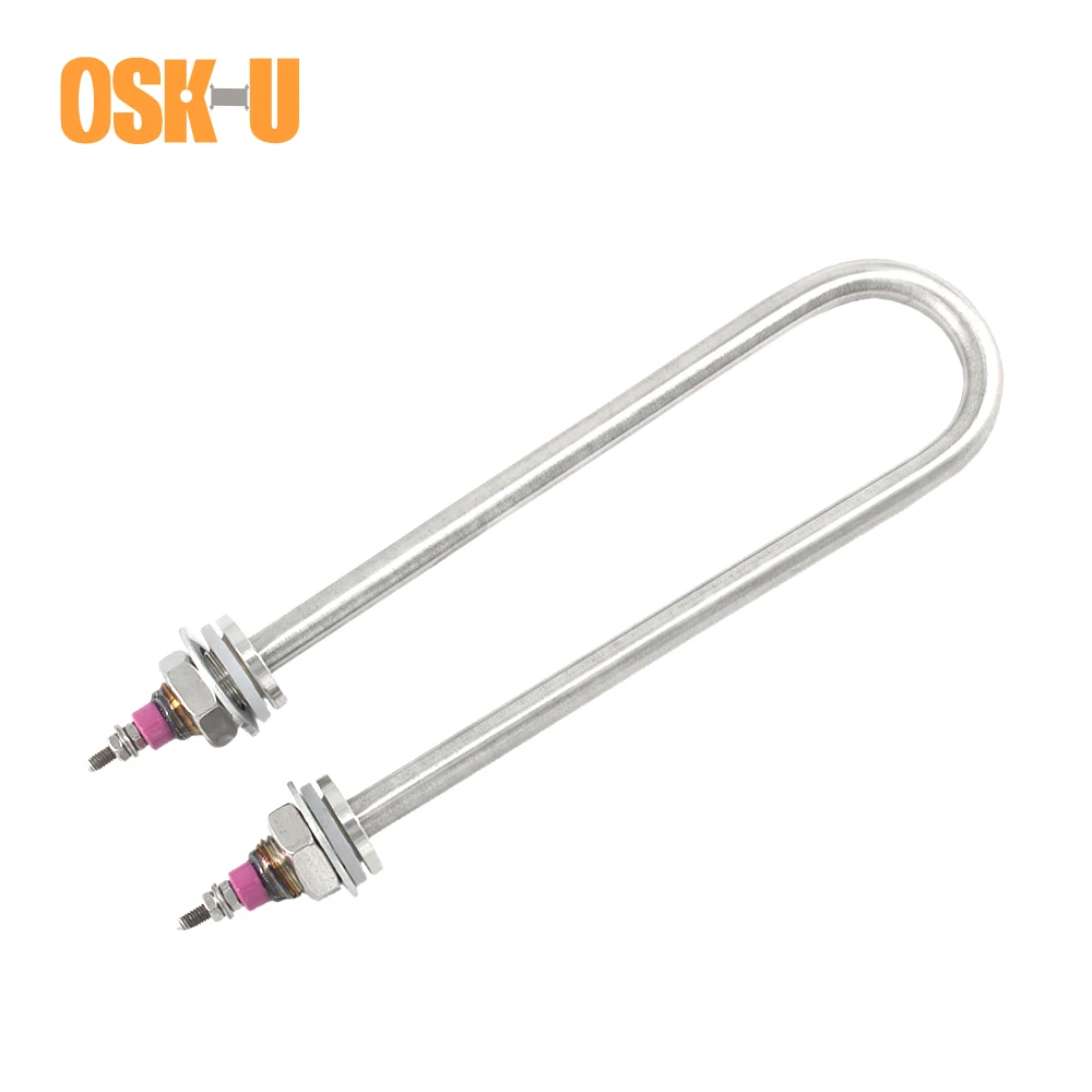 304sus Heating Element For Kitchenware M18 Thread U Type Heating Pipe