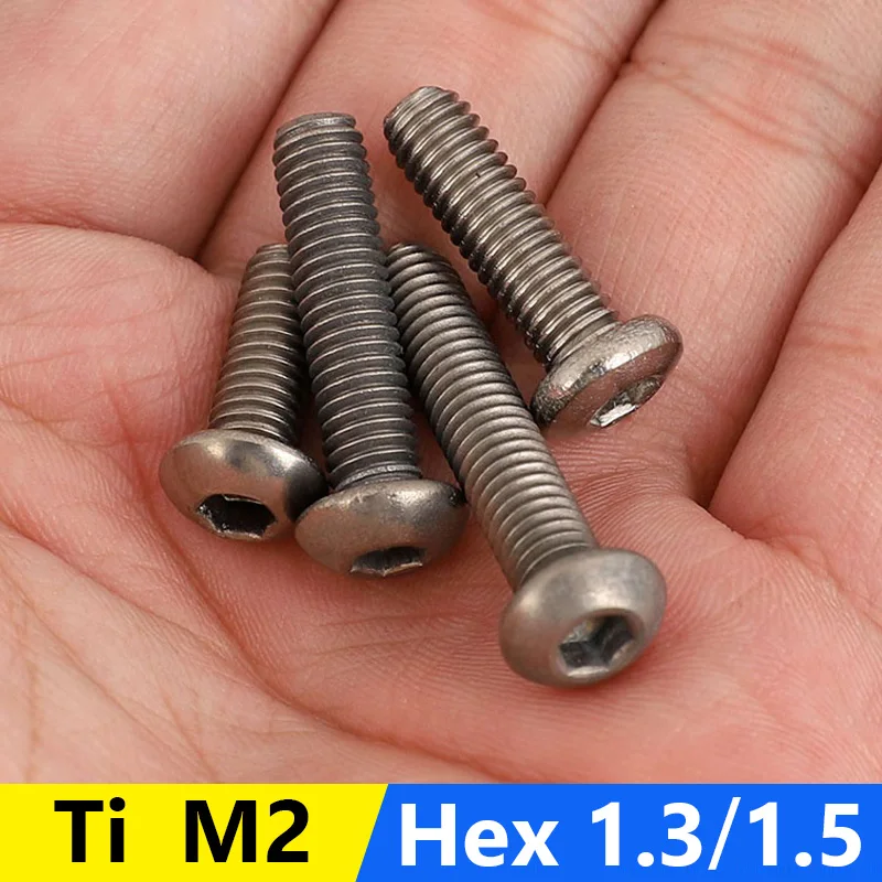 20Pcs-Button-Head-M2-Titanium-Screws-Hex-Driver-Ti-Bolt-GR2-M2x3-M2x4 ...
