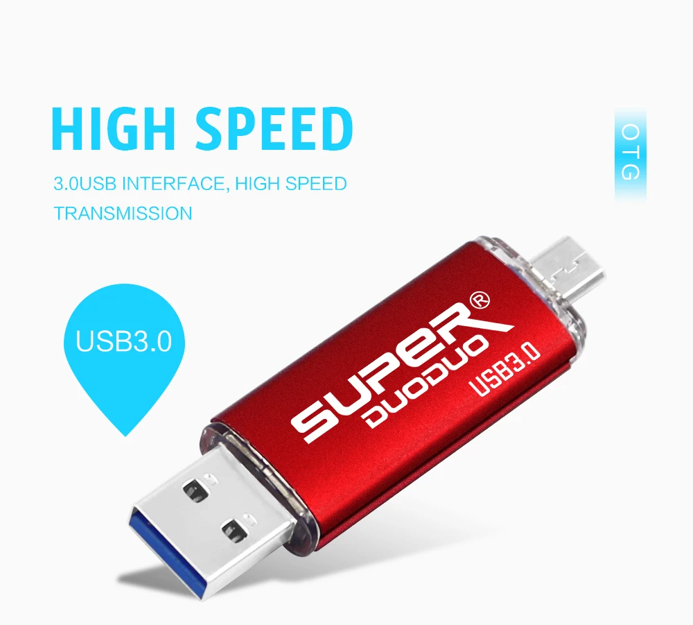 Смартфон, USB флеш-накопитель, металлический флеш-накопитель, 64 ГБ, флешка, 32 ГБ, USB 3,0, OTG ...