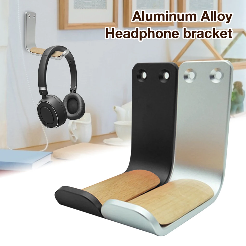 Metal And Pu Leather Gaming Headset Storage Rack Holder Office ...