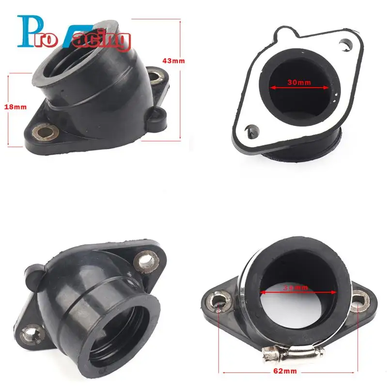Rubber Inlet Intake Pipe | Rubber Adapter | Fuel Supply - Motorcycle ...