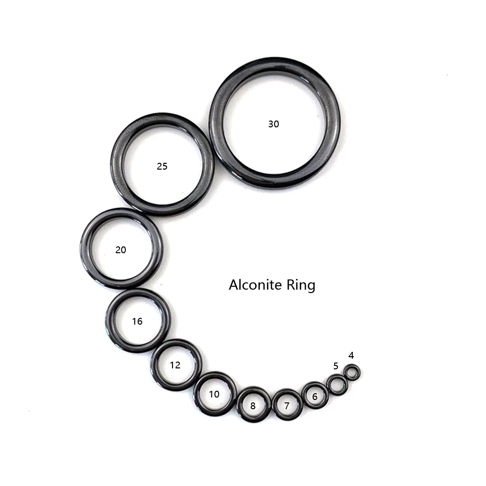 NooNRoo Alconite Ring Ceramic guide ring fishing rod Guide Ring parts ...