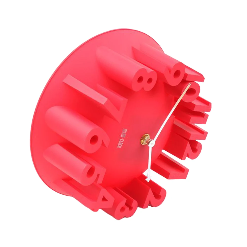 Гостиная простые декоративные съемные цифровые 3d эффект современный дизайн настенные часы