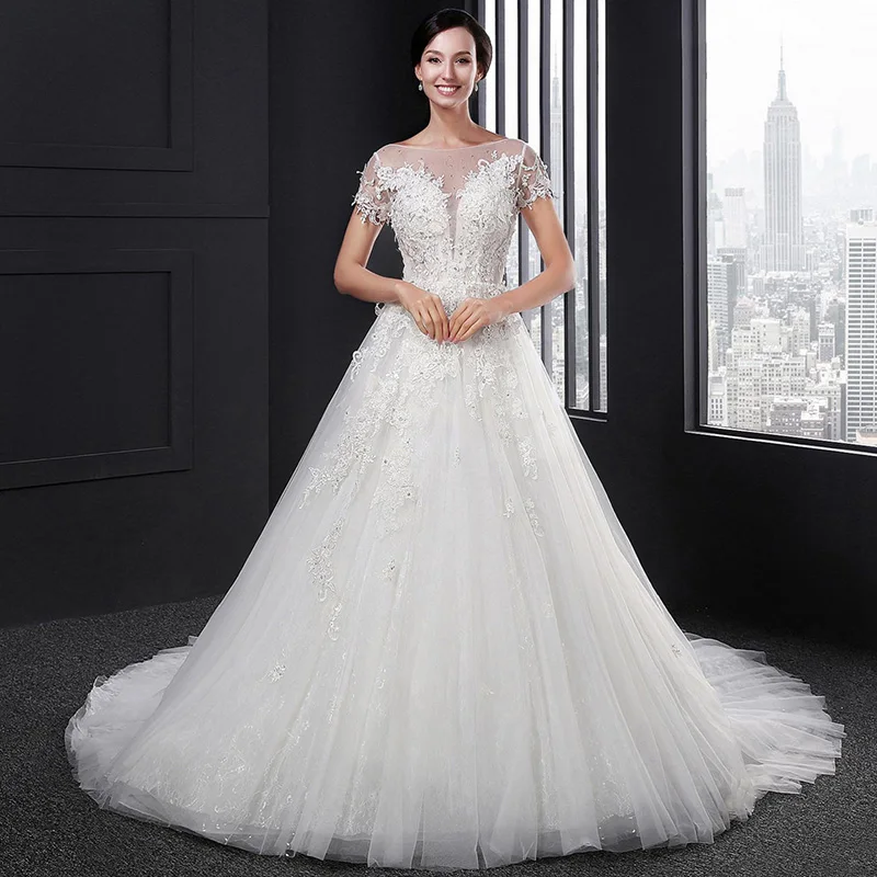 SL-002-wedding-dress-2020-simples-boho-apliques-robe-beaded-backless ...