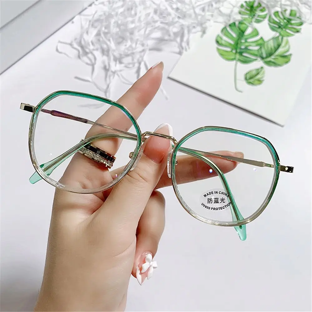 1Pc Retro Anti Blue Ray Computer Glasses Women Round Eye Glass Men Blue ...