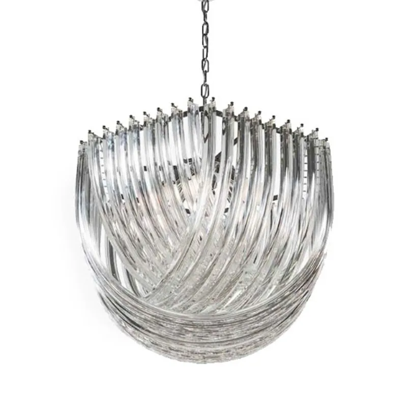 Bent-Glass-Tube-Pendant-Chandelier-Dining-Room-Table-Hanging-Lamp ...
