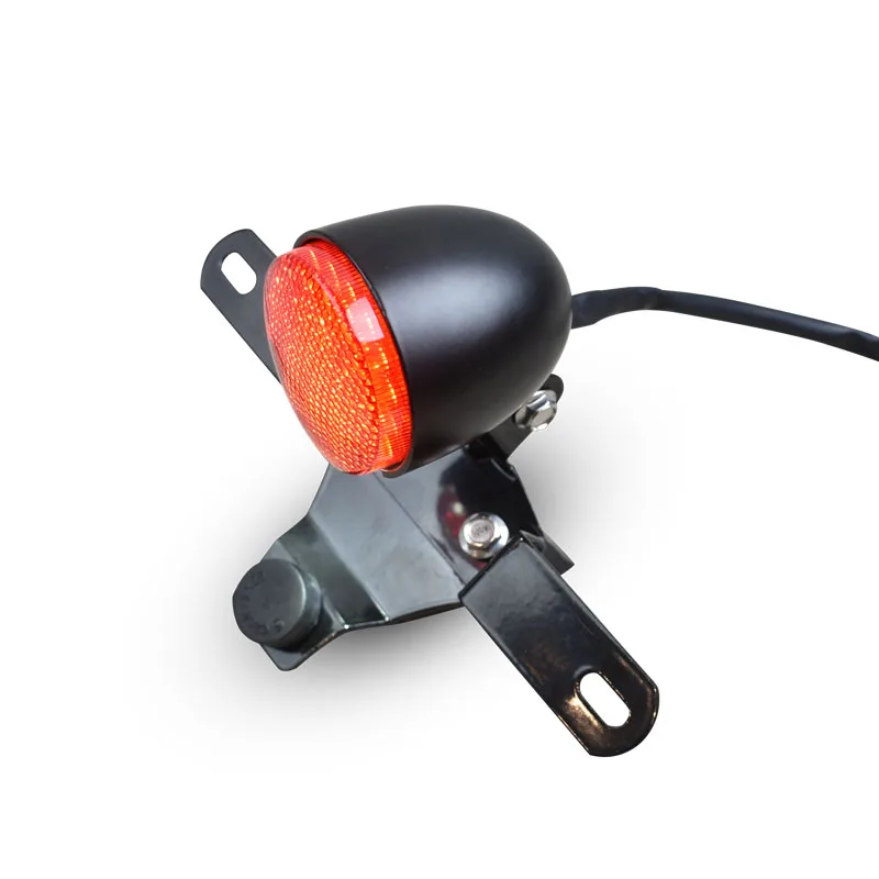 ECE E-Stamp Retro Motorcycle Modified LED Aluminum Alloy Rear Tail Lamp ...