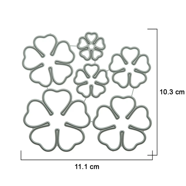 5 Petal Flower Stencil