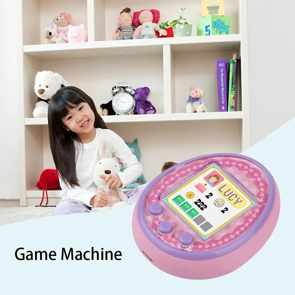 Pet Machine Big Color Screen Electronic Pet Game Machine Puzzle Micro ...