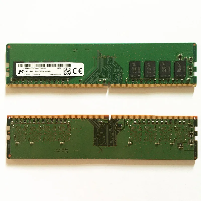 Micron ddr4 rams memoria 8GB 3200MHz DDR4 8GB 1RX8 PC4-3200AA-UA2-11 ...