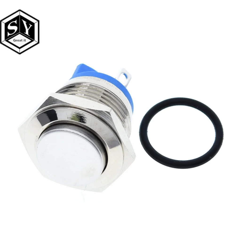 16mm-metal-push-button-waterproof-nickel-plated-brass-button-switch ...