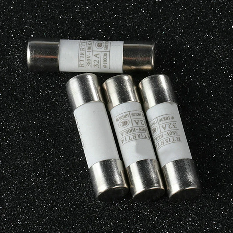 10pcs/lot 14*51mm Fast Blow Tube Fuses 220V 380V 0.5A 1A 2A 3A 4A 5A 6A ...