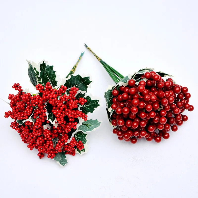 1pc-Artificial-Berries-Branch-Christmas-Decoration-DIY-Red-Berries ...