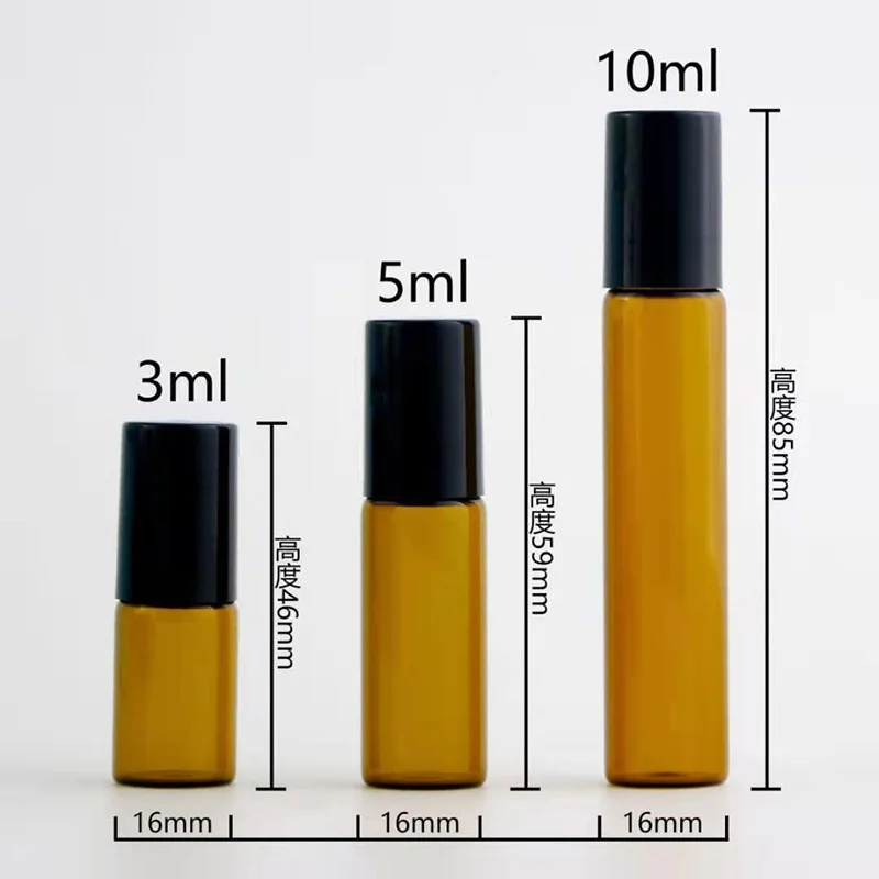 BOUTEILLE - FLACON - FLACON-POMPE,10ml-Glass bead-Verre--Rouleau de ...