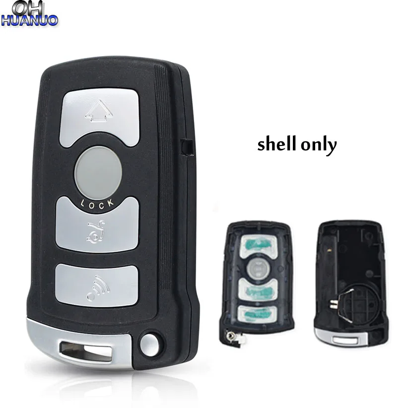 Car Key Case Fob 4 Button For BMW 7 Series E65 E66 E67 E68 745i 745Li ...