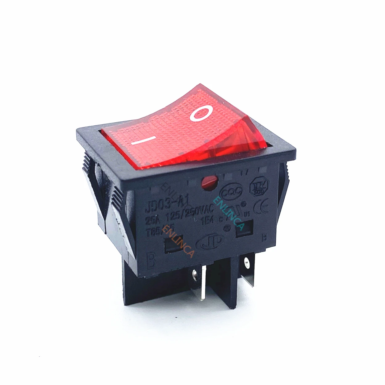 5 pces original atacado! JD03 A1 25A 30A 250VAC Rocker switch botões ...
